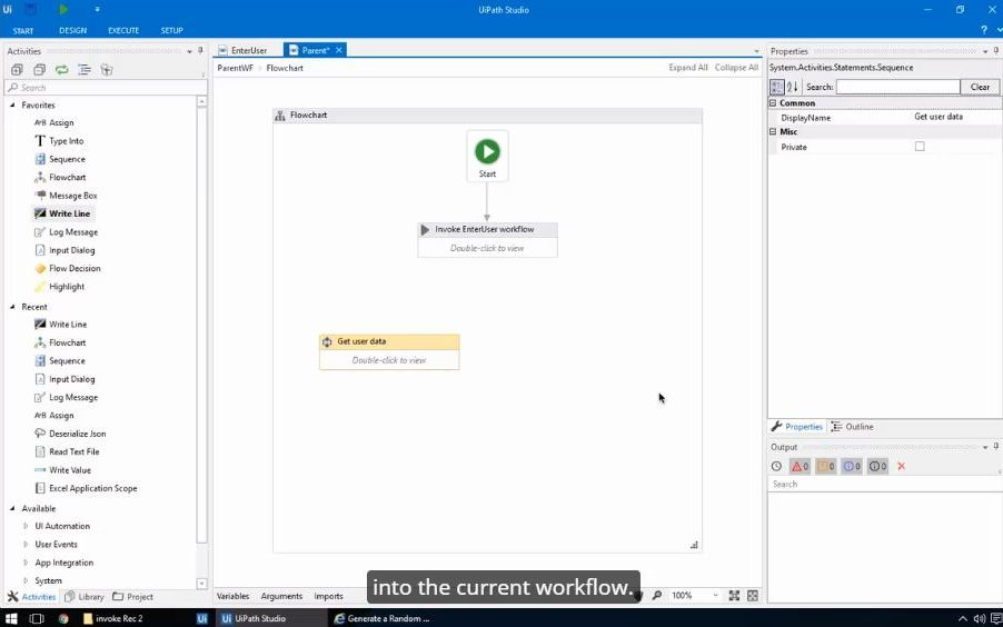 P35-UiPath Studio 培训-项目组织2-使用调用命令练习