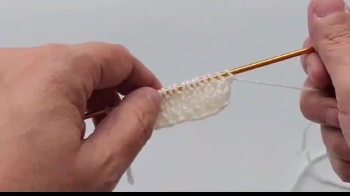 棒针编织漂亮的小叶子花样,编织毛衣,背心都好看