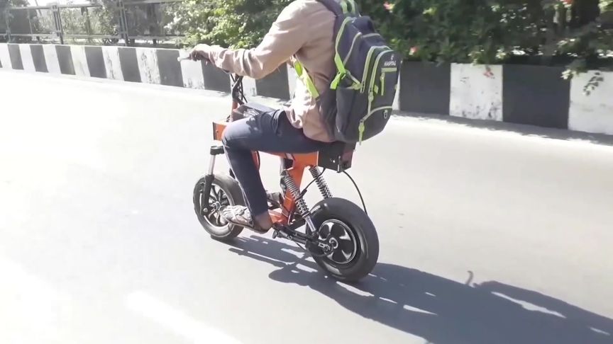 在家制作迷你电动车,续航150公里