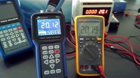 金涵手持示波器万用表演示与福禄克fluke17b+对比测量视频
