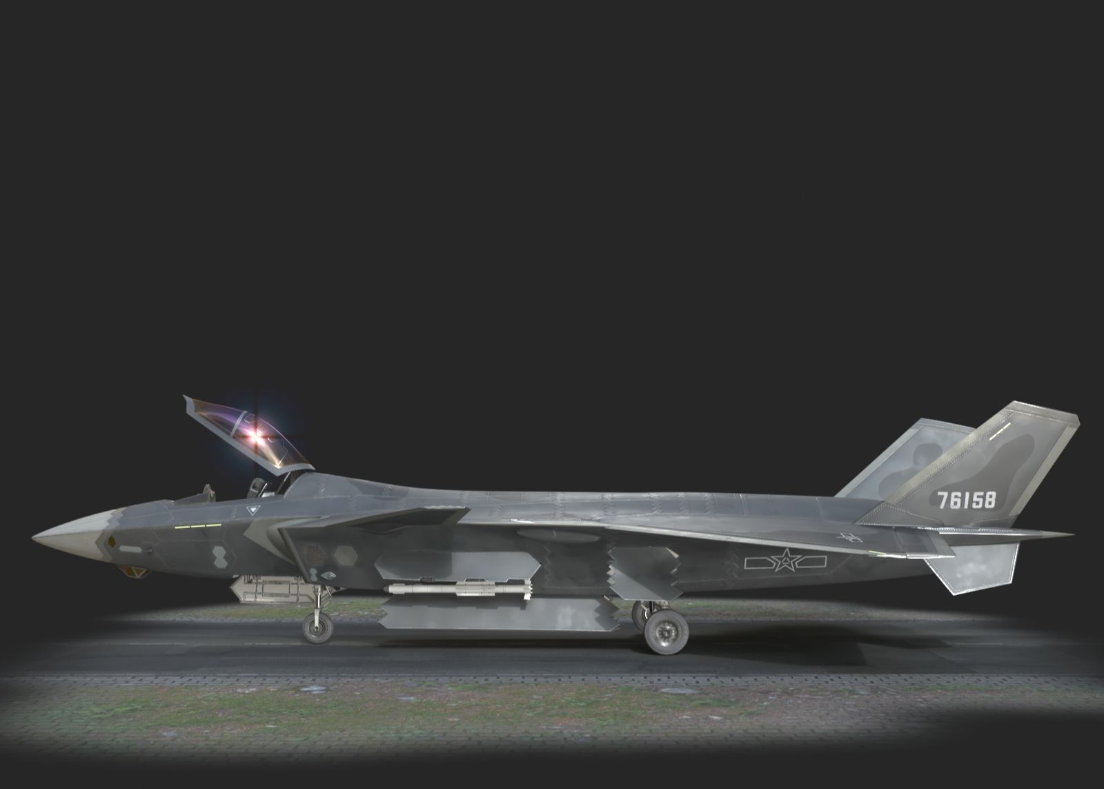 自建模型-美国空军新一代F-35A Block 30 Viper 北约新代号烈焰獠牙[...