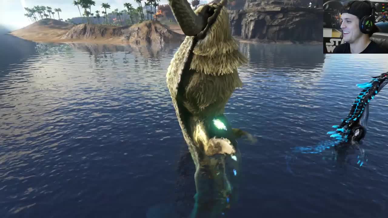 方舟生存进化 怪物猎人mod 皇海龙 冥海龙 恐暴龙