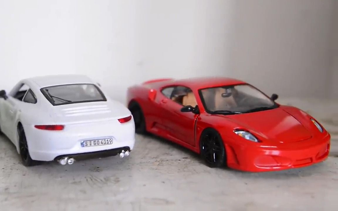 【修复模型车】修复被遗弃的法拉利VS兰博基尼VS保时捷 - 汽车模型