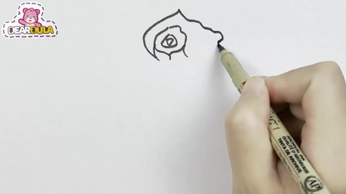 玫瑰花画小花朵怎么画,绘画漂亮的玫瑰,花朵玫瑰绘画教程