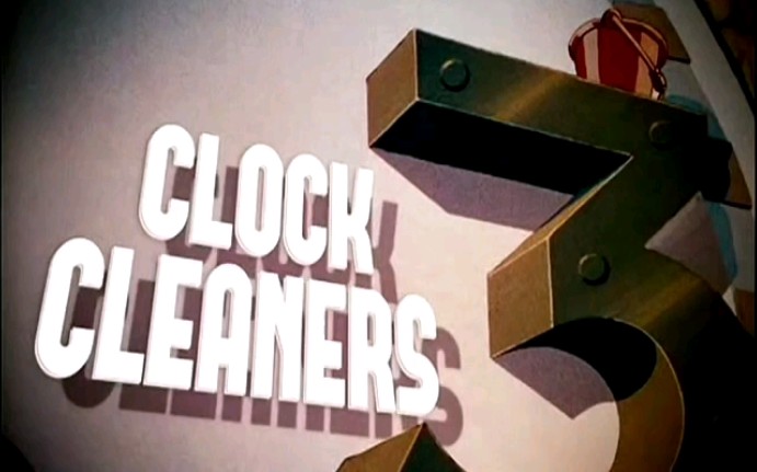 迪士尼动画米老鼠时钟清洁工 Clock Cleaners.1937.原版标题卡