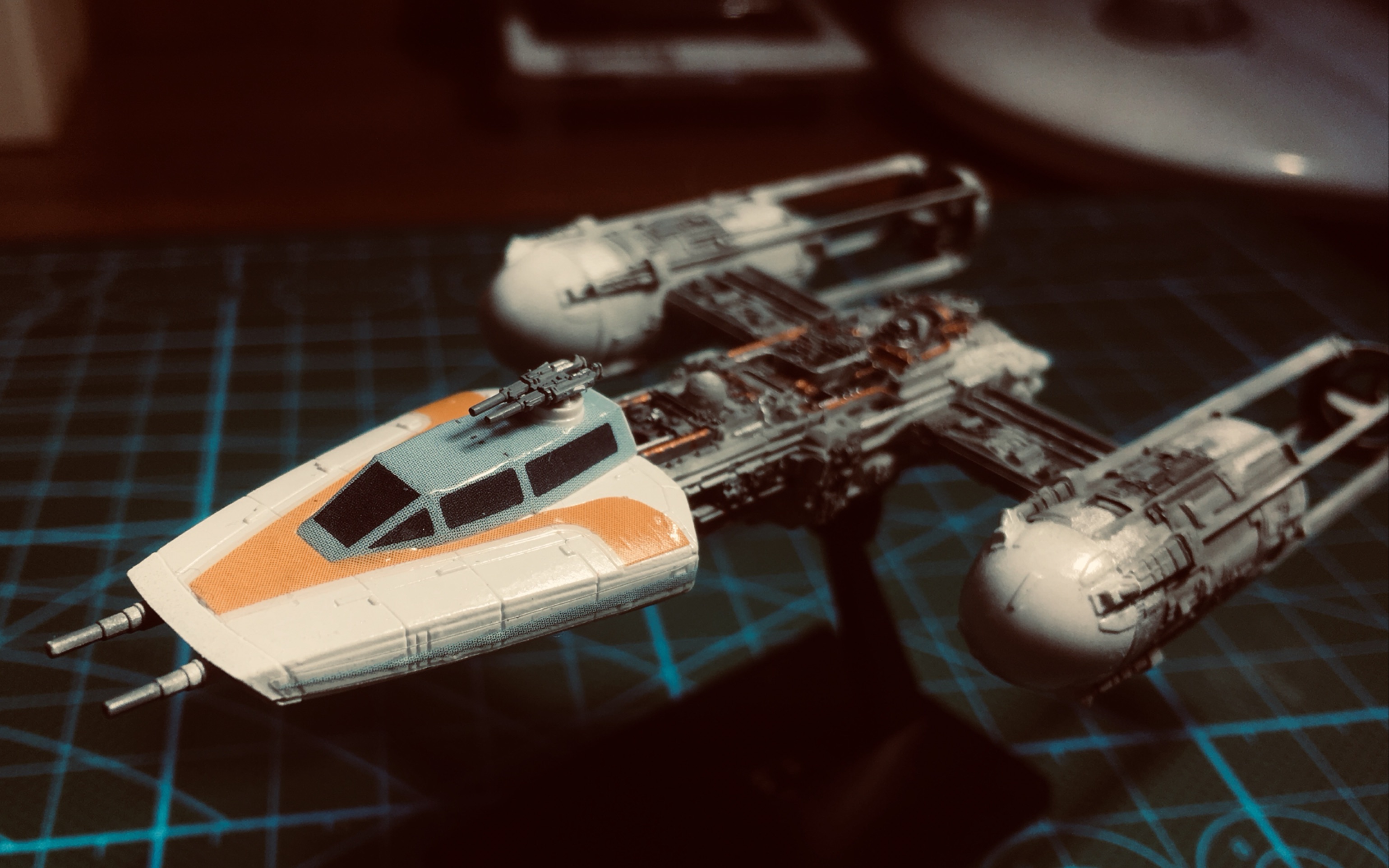 鸟爷的模型第23期【万代星球大战Y翼战机——残旧却不失美感】