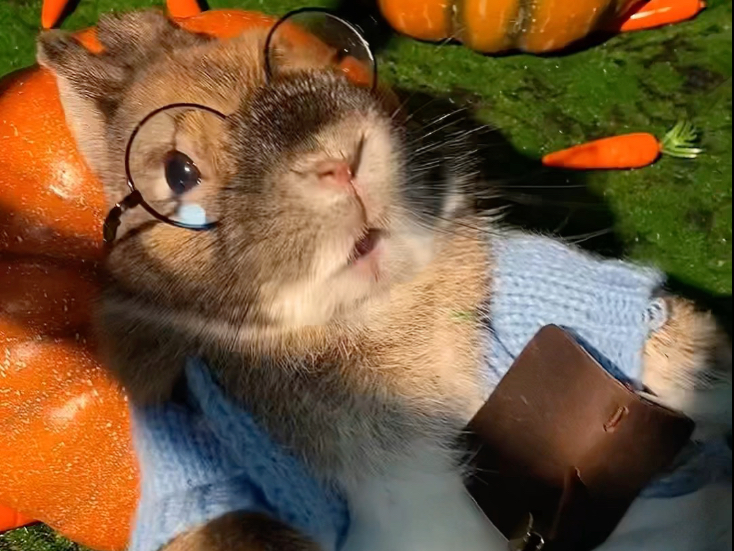 见过现实版真的彼得兔吗?