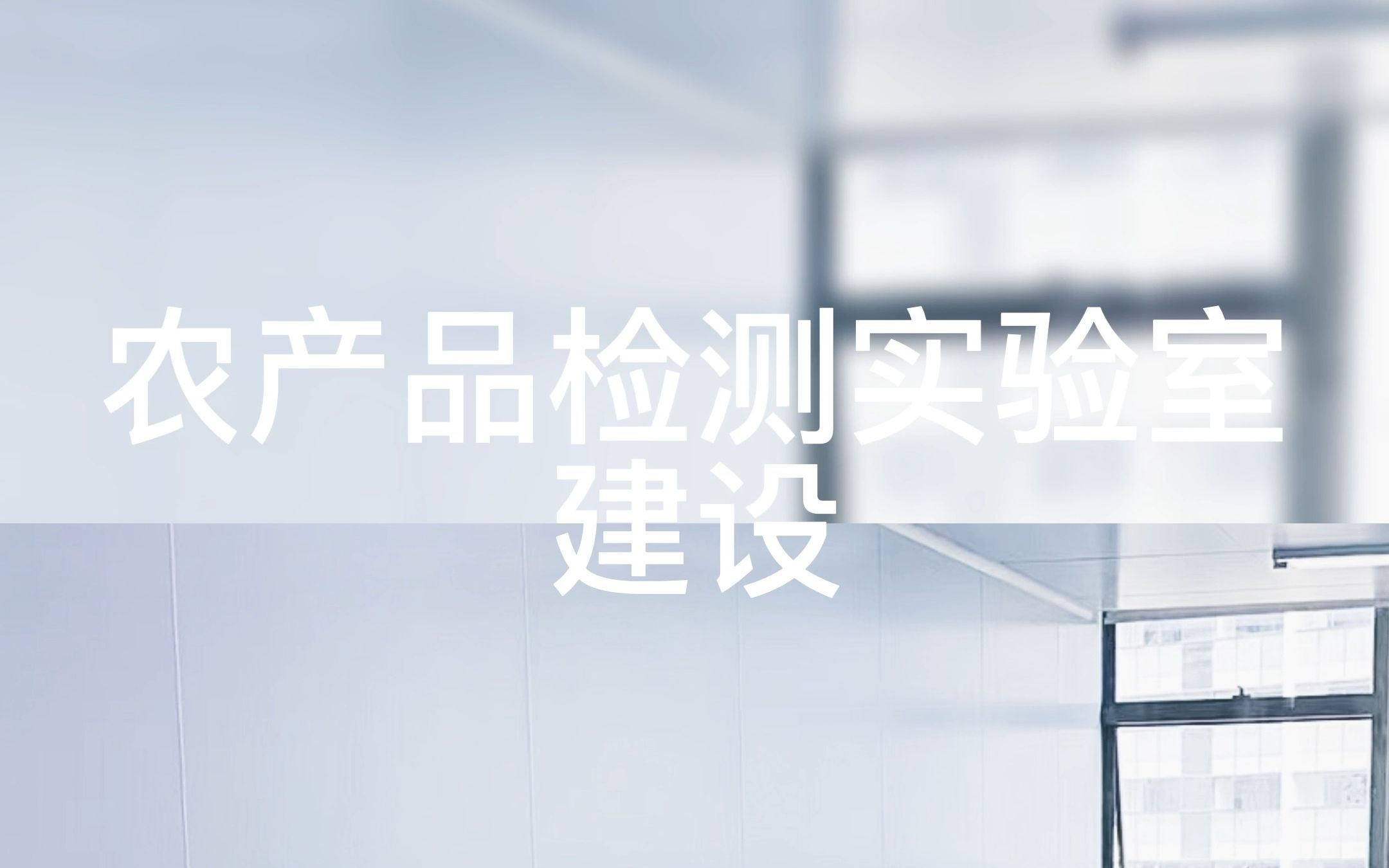 农产品检测实验室建设 农业实验室设计方案