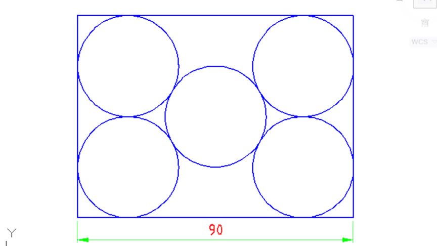 CAD实例讲解:这样的图形只有一个尺寸也能绘制吗?是的