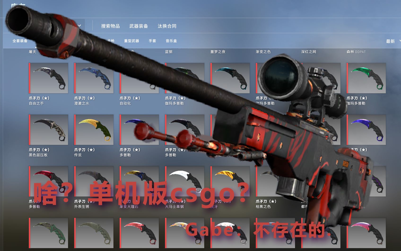 啥?csgo还有单机版?