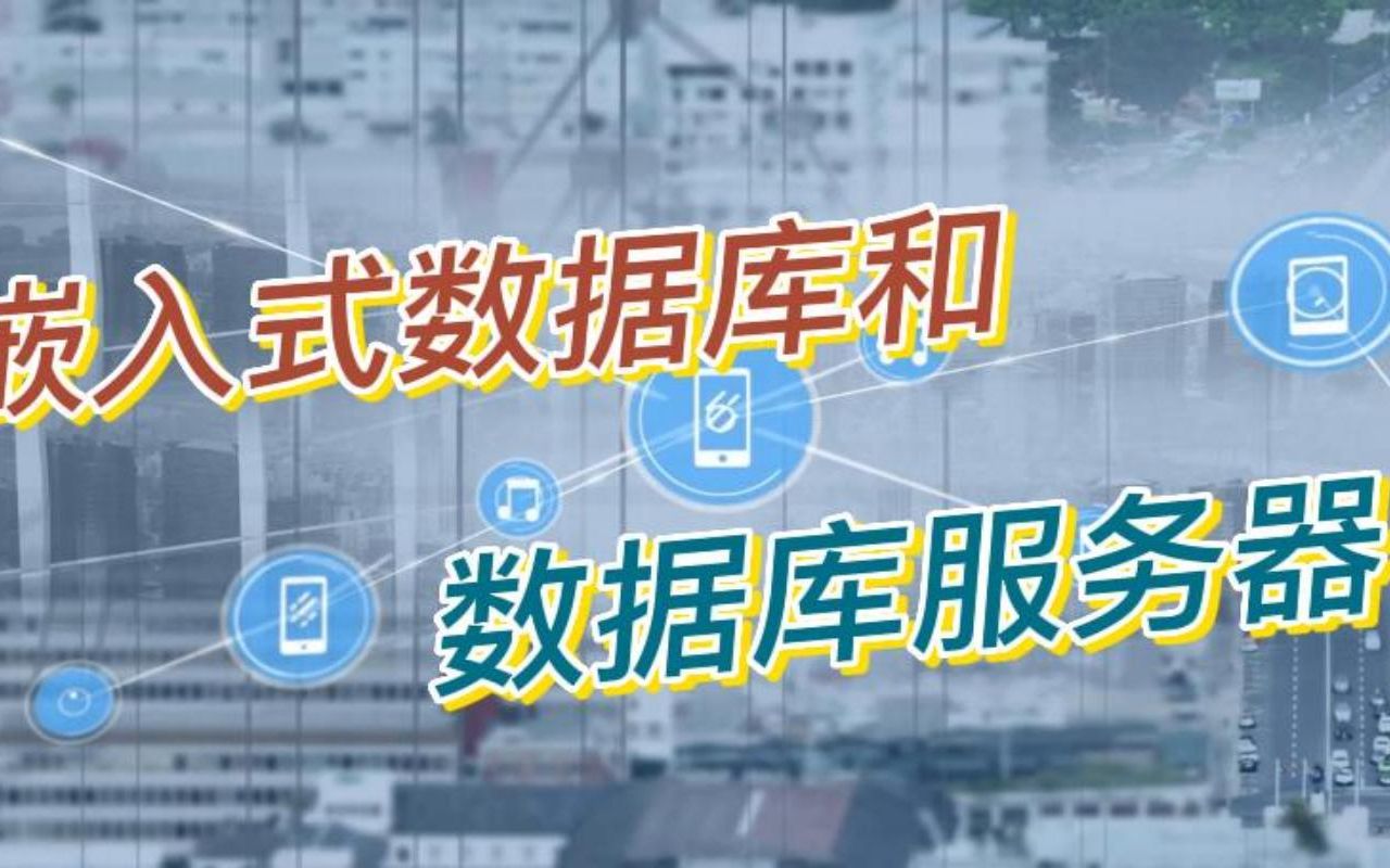 嵌入式数据库和数据库服务器