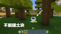 迷你世界《不能碰土块奇葩生存》一碰就掉血,要怎么种地盖房子?