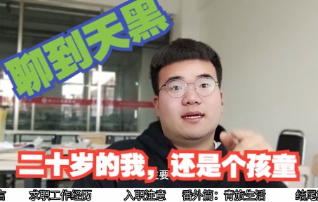 ...孩童(求学生涯,求职工作经历,入职注意,青旅的人间温情,预定年终总结~)