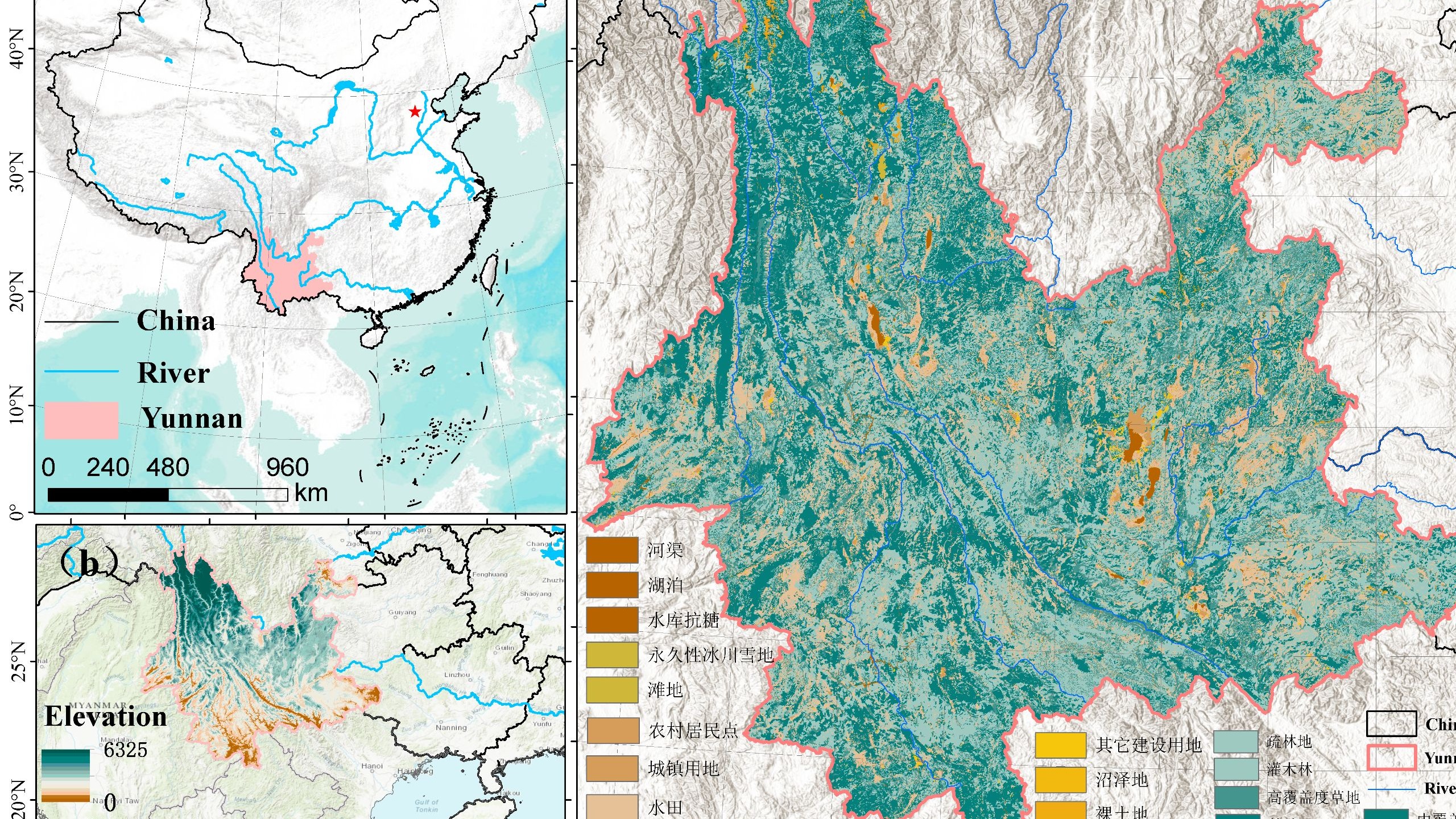 Arcgis地理区位图制作