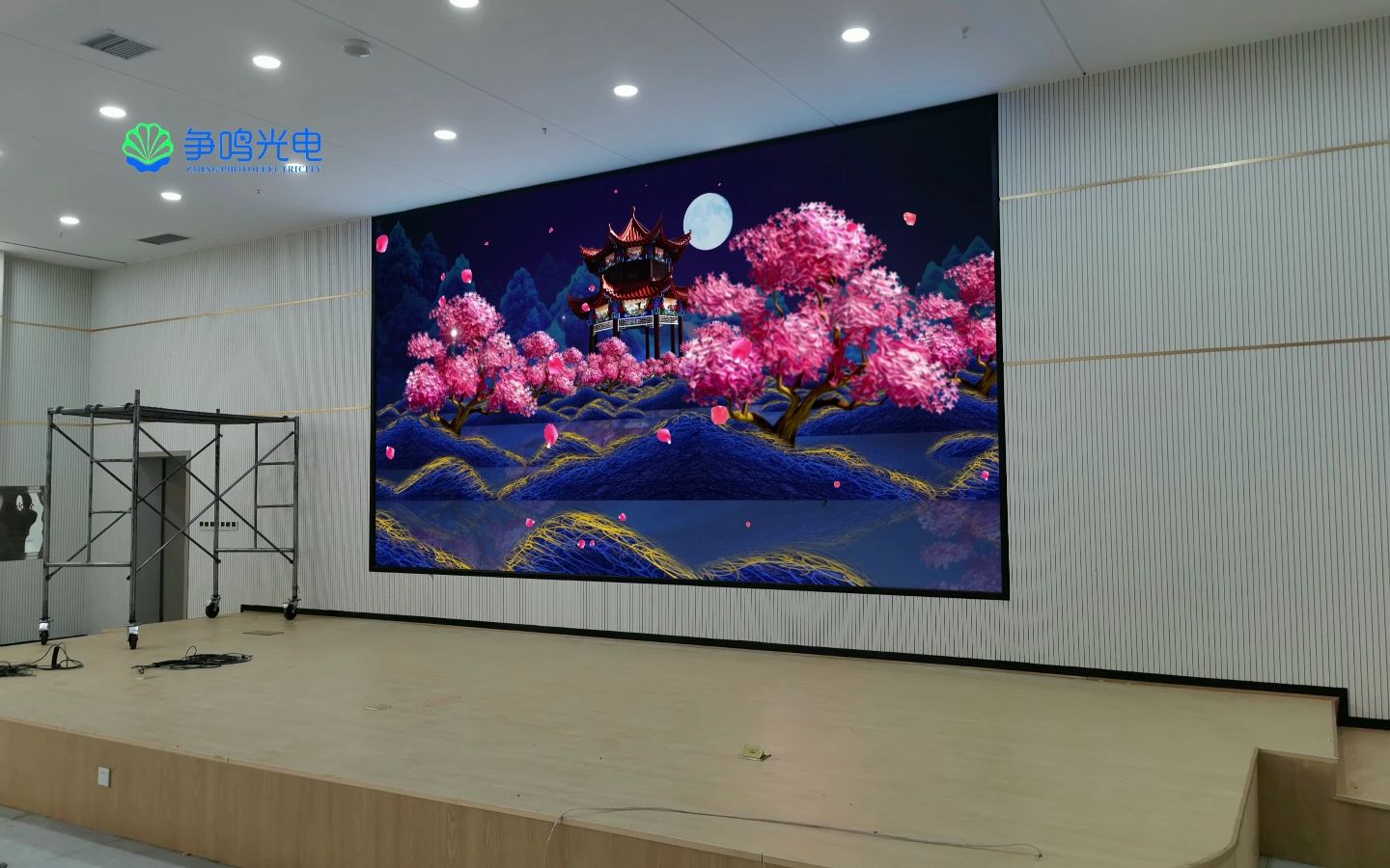 湘潭学校LED电子屏26平米交付〔长沙led全彩色显示屏〕