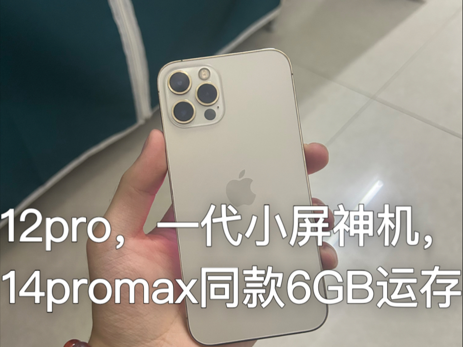 当年的小屏神机iPhone 12 Pro,首个六GB大运存橙色接近九新,不到13...