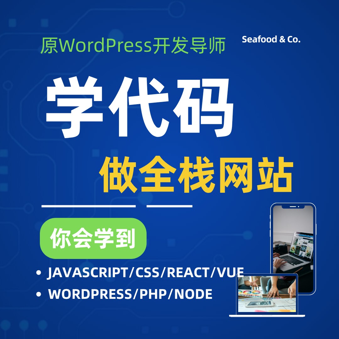 学代码做全栈网站 