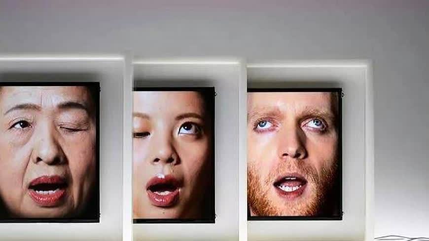 日本用人脸计时,左眼分针,右眼时针,嘴巴秒针,还会滴答响!