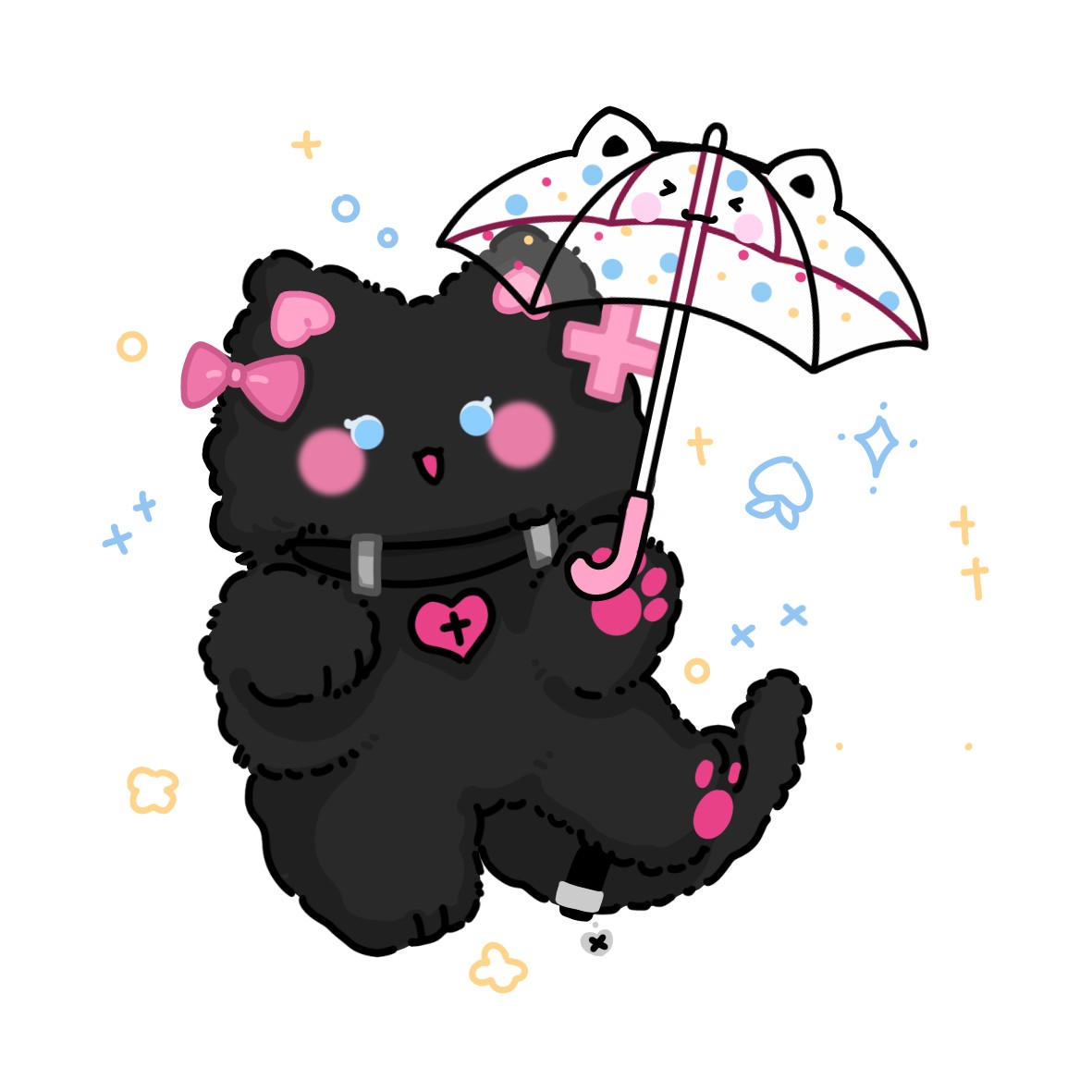 黑猫桃桃くろねこ 