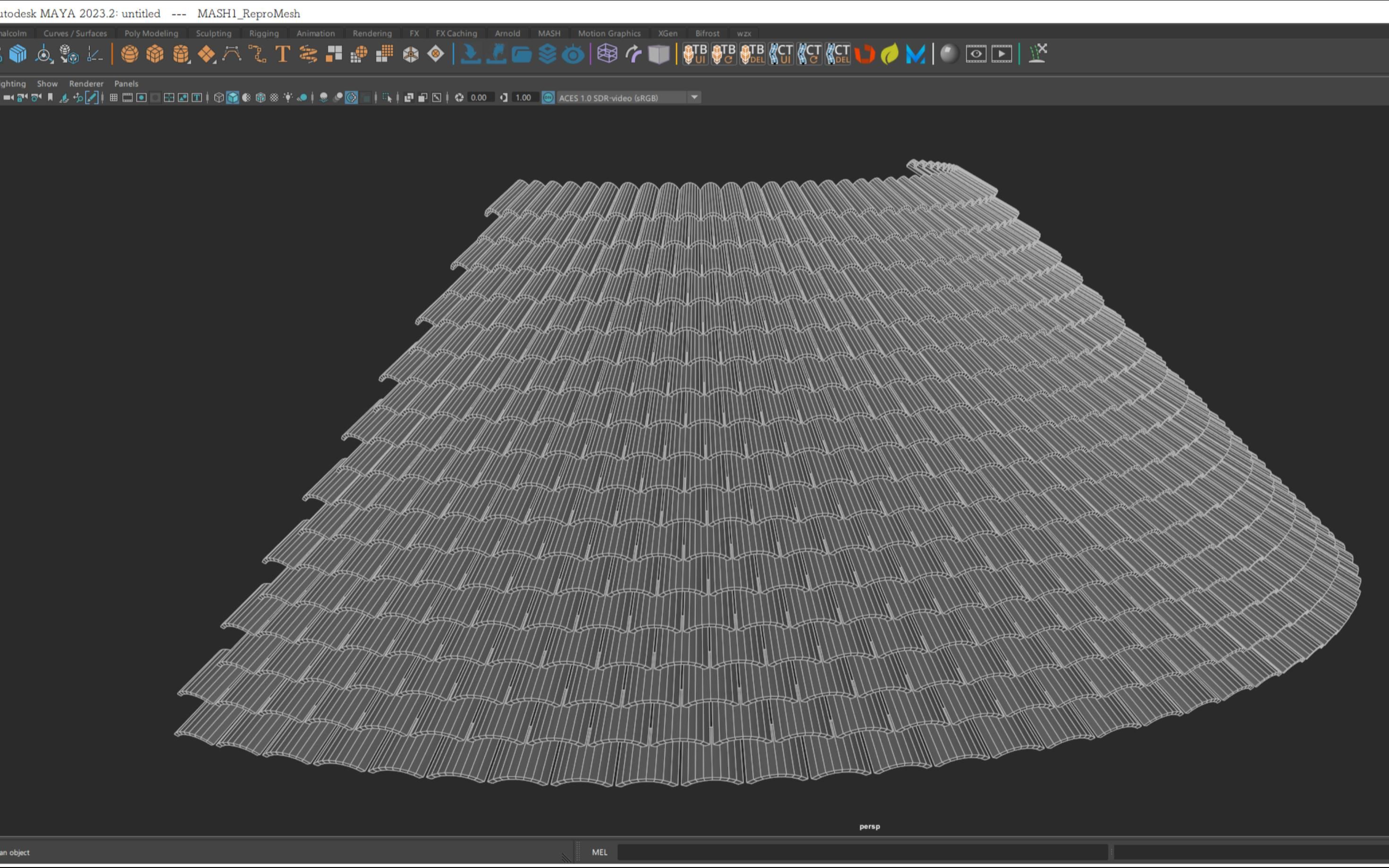 maya瓦片还在一个一个摆,1分钟教会你