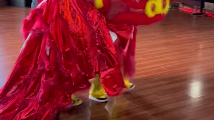 中班小朋友舞狮