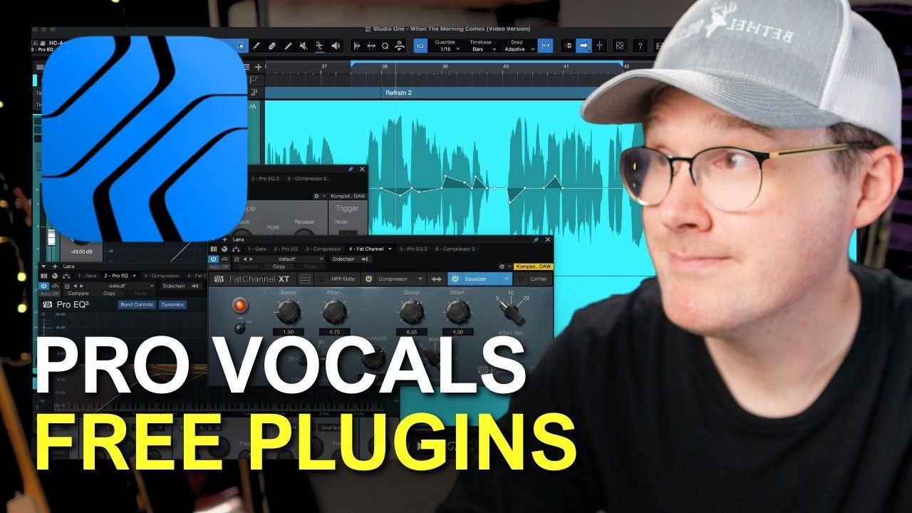 [Studio One新手教程]如何使用免费插件制作专业级别的人声效果链?