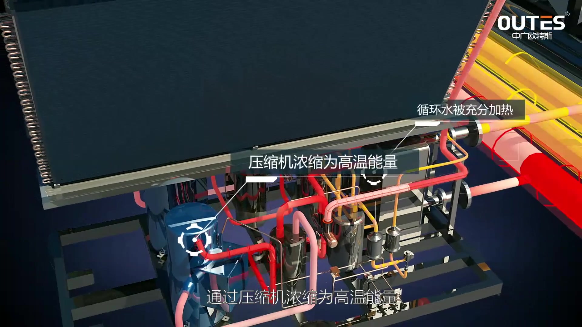 三维动画制作中广奥特斯空调十六异