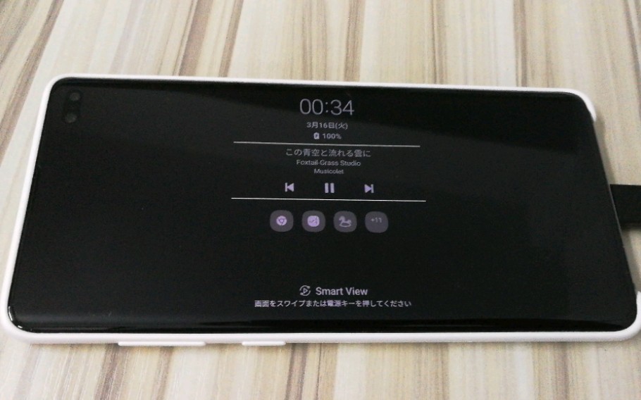 三星smart view投屏到android TV的息屏效果
