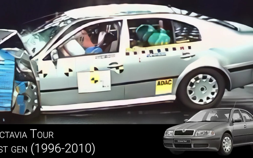 历代斯柯达明锐E-NCAP碰撞测试