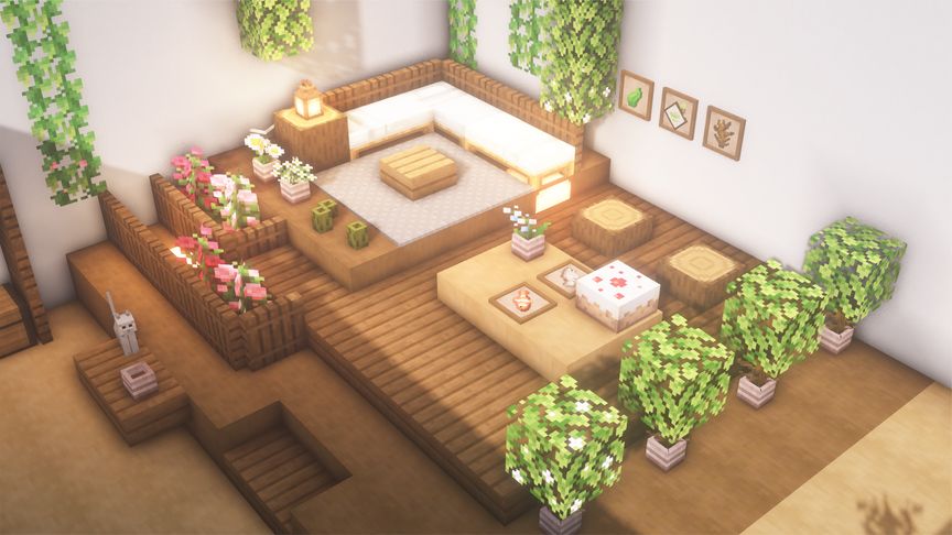 我的世界:这庭院设计,就离谱~