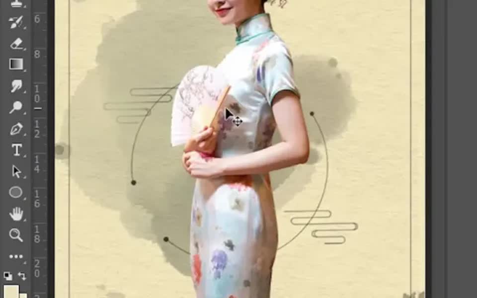 怎么把抠好的人物融入背景呢?