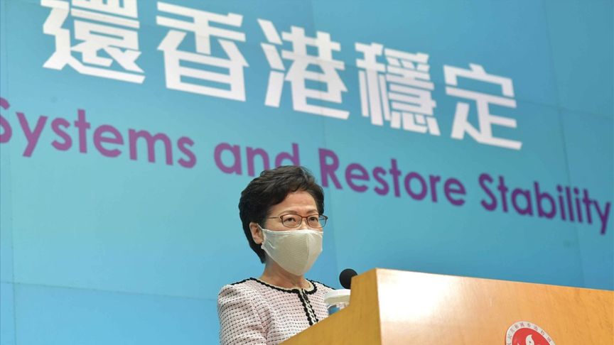 林郑月娥:国安法的法律基础明确 无半点含糊