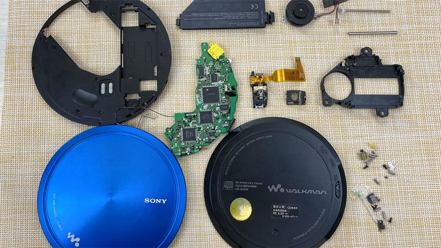 装配索尼CD播放器,看懂激光头的结构和工作原理