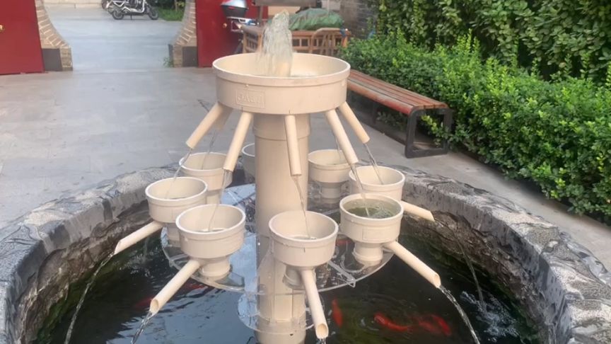 自制水循环过滤系统,改善了鱼儿的生活环境