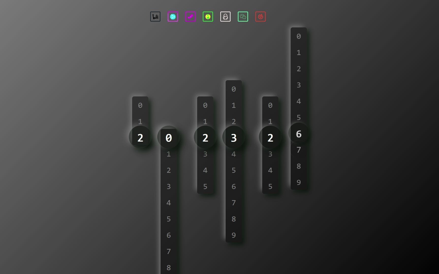 【wallpaper engine】最近发现的一款很解压的时钟壁纸!