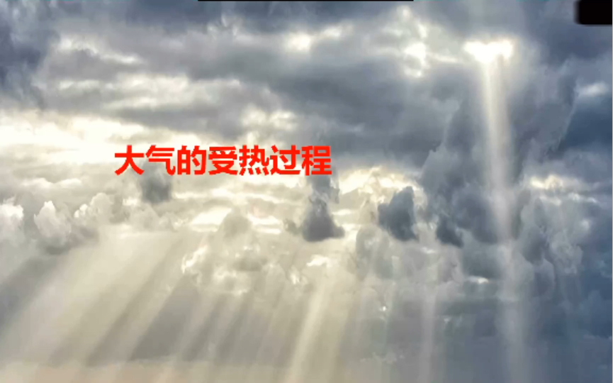 高中地理 大气的受热过程