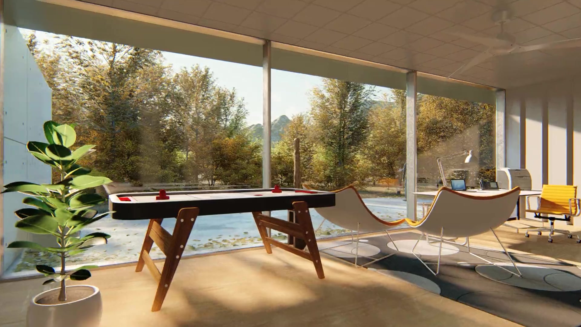 lumion自带的模型效果看起来看谁挺不错的