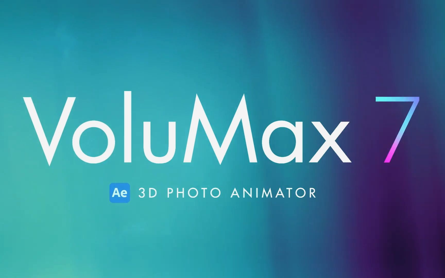 AE模板|风景人像图片转3D效果摄像机推拉旋转景深动画 VoluMax V7 ...