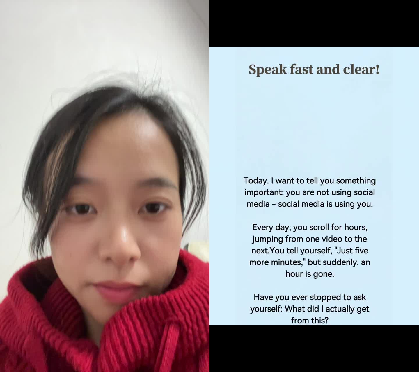 和 @每日英语 一起 #合拍 scroll翻看