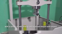 安全鞋冲击试验机测试全过程,测试精准,操作方便!