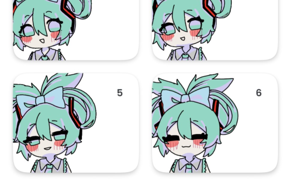 大耳狗和miku联名太可爱了!速摸动画!(o´艸`)