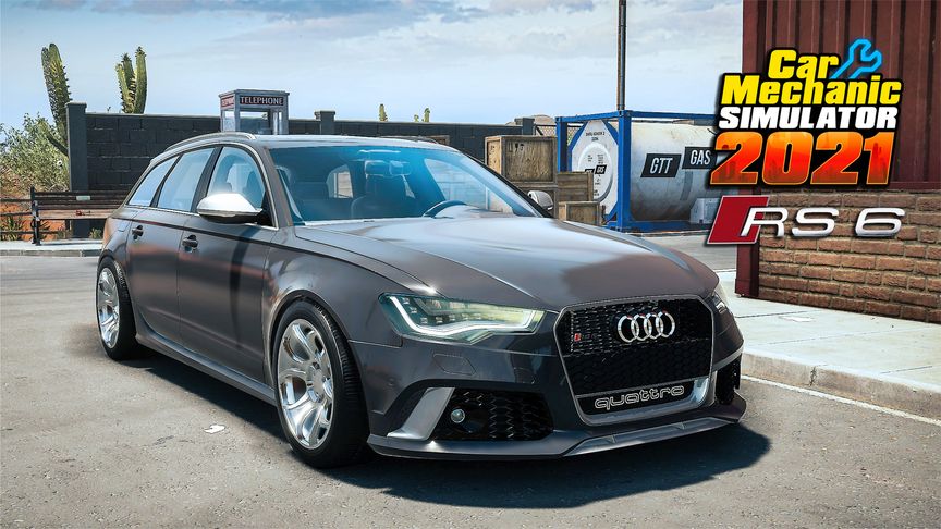 《汽车修理工模拟2021》修复一辆从废品站收的奥迪RS6