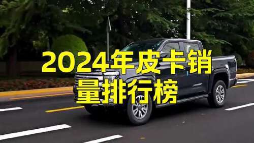 2024皮卡销量风云榜:谁在逆袭?谁已掉队?