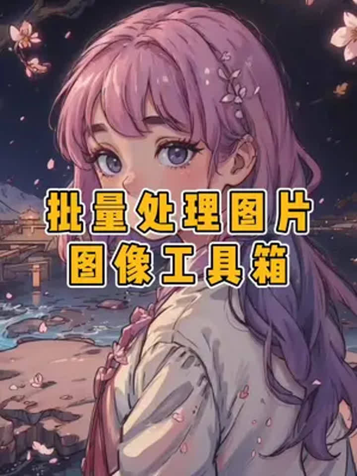 一个可以批量加水印、批量图片格式转换的图像工具箱#电脑 #电脑小.