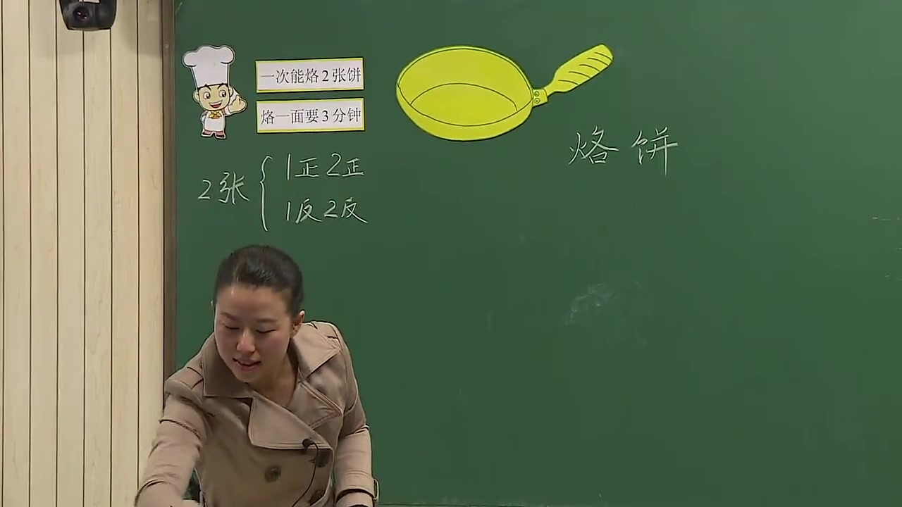 人教版四年级数学上册《烙饼问题》-俞老师全国一等奖|优质课视频|...