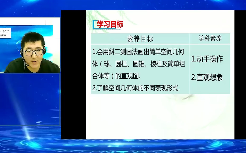 高中数学立体几何直观图(2)斜二测画法