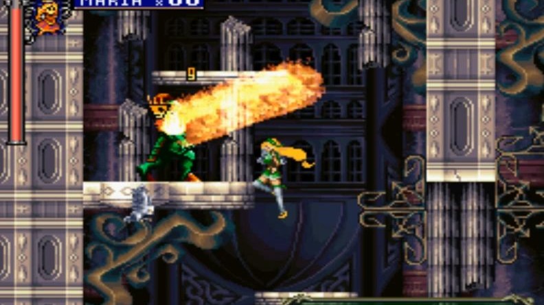 PS超强改版 恶魔城-月下夜想曲玛丽亚版 用玛丽亚来通关月下夜想曲