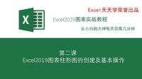 Excel2019图表实战教程第二课柱形图的创建及基本操作优化