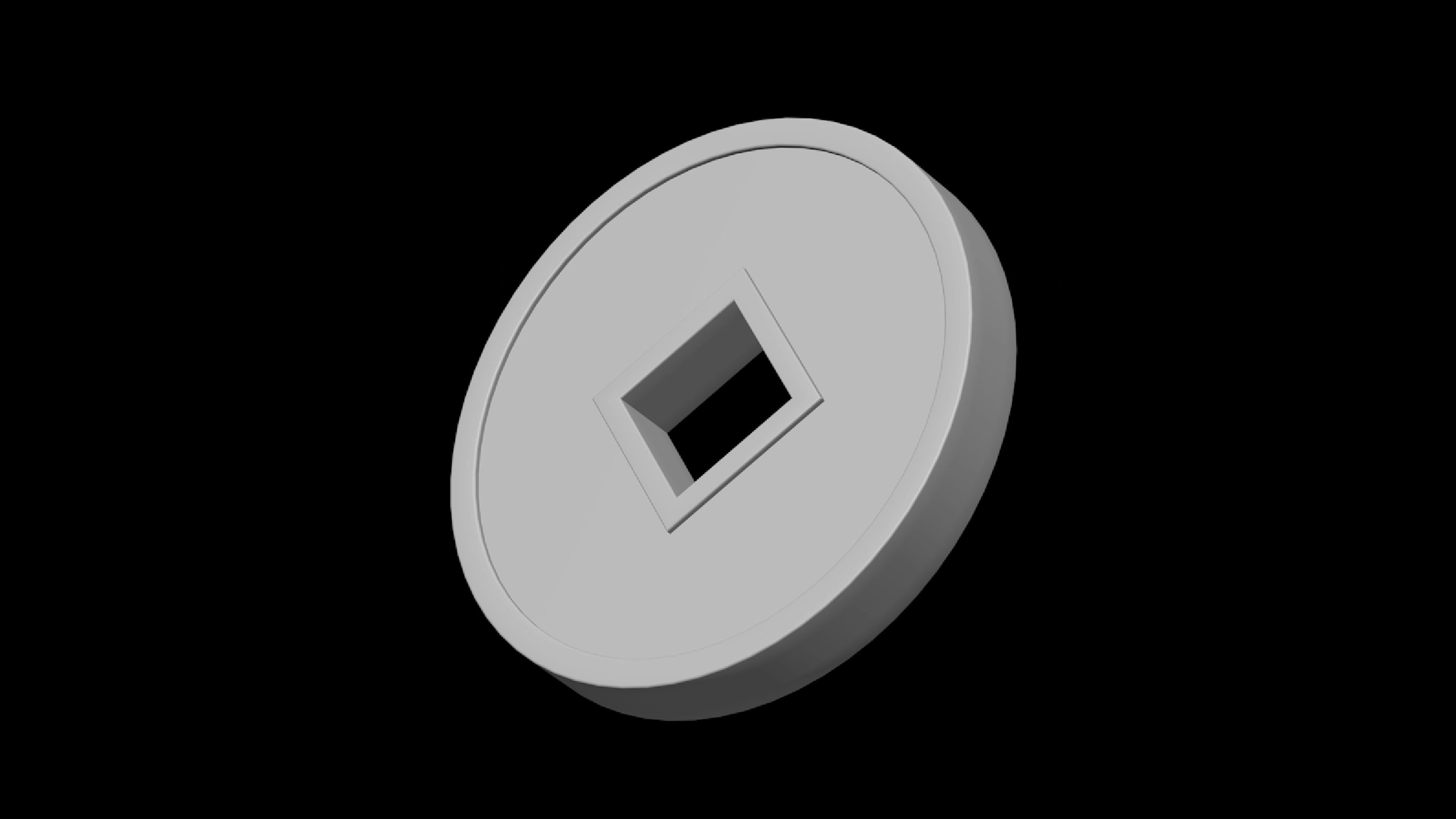 C4D建模简单的金币