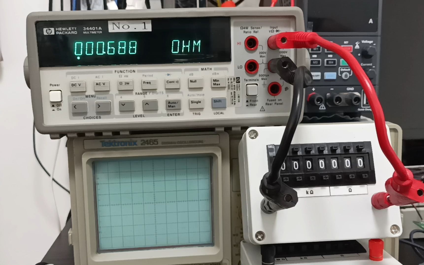 电阻箱准确度测试